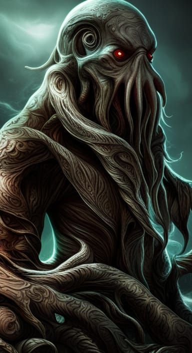 Humanoid Cthulhu - AI Generated Artwork - NightCafe Creator
