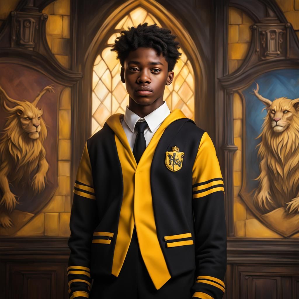 Hufflepuff Student 231230A - AI Generated Artwork - NightCafe Creator