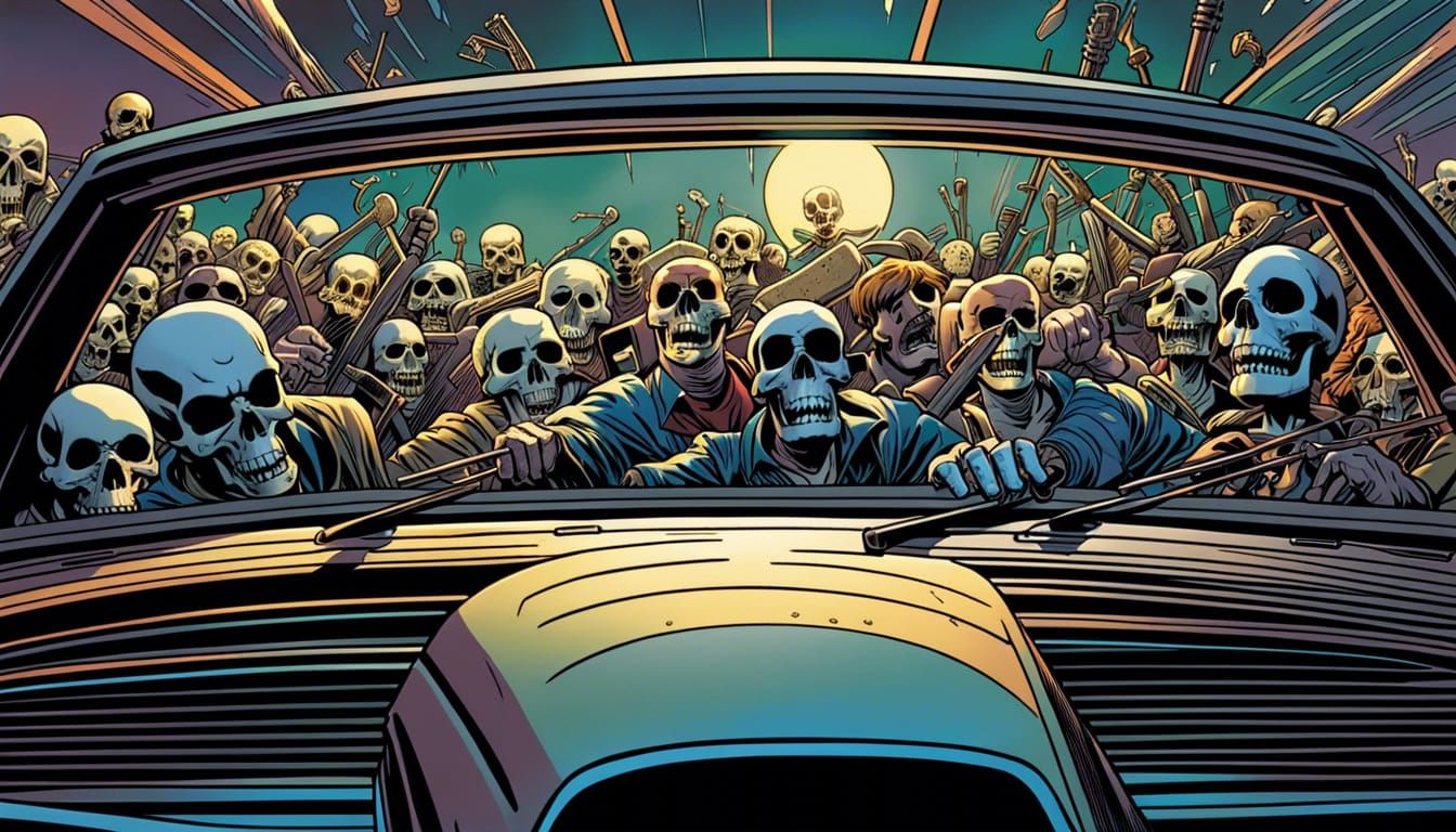 Autonomous Vehicles Never Stop II - AI Generated Artwork - NightCafe ...