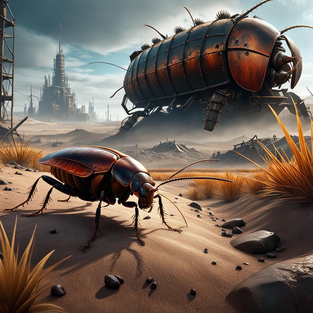 Giant Cockroach - AI Generated Artwork - NightCafe Creator