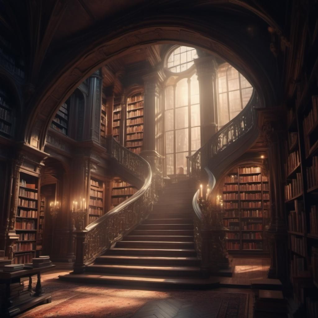 Library - AI Generated Artwork - NightCafe Creator