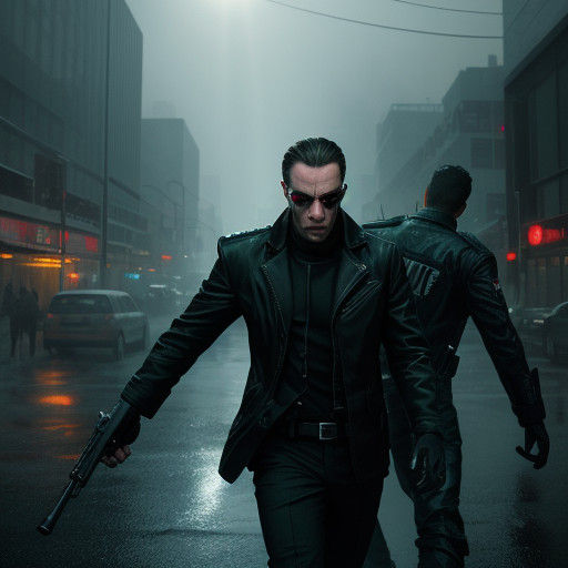 The Matrix Revolutions - Neo Battles Agent Smith in a Dystop...