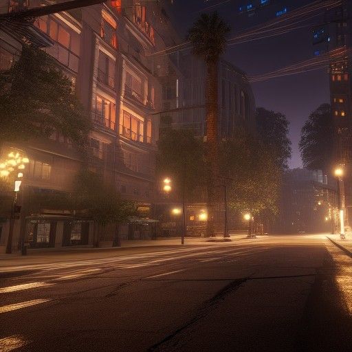 Ally at night - AI Generated Artwork - NightCafe Creator