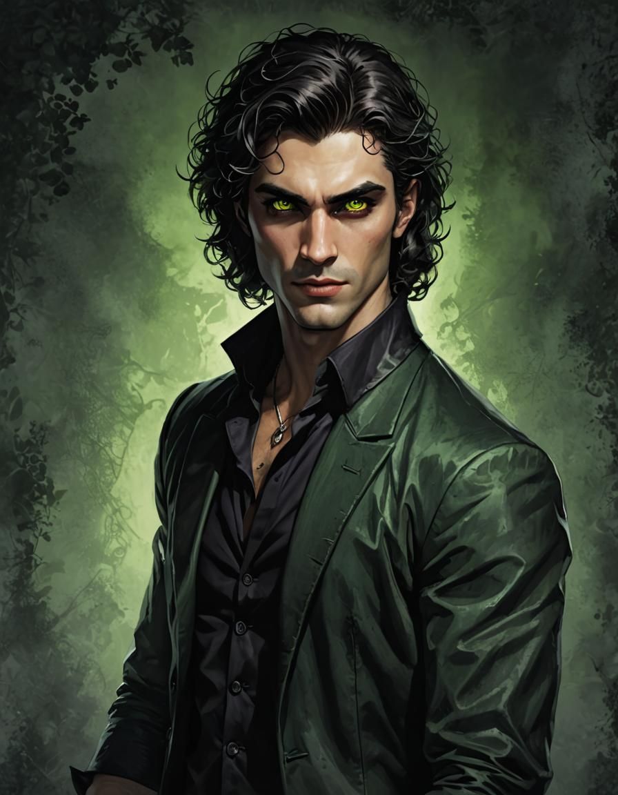 Toreador Vampire with Piercings and Tattoos - AI Art