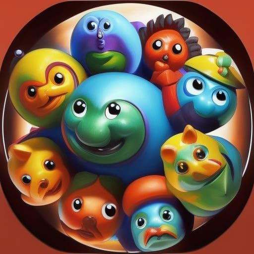 a barrel full of monkeys - AI Generated Artwork - NightCafe Creator