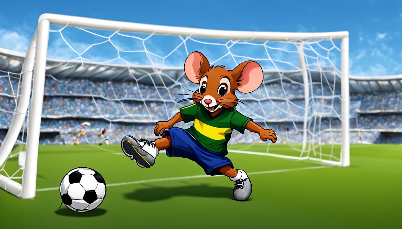 soccer mouse - Soccer Mouse in Action