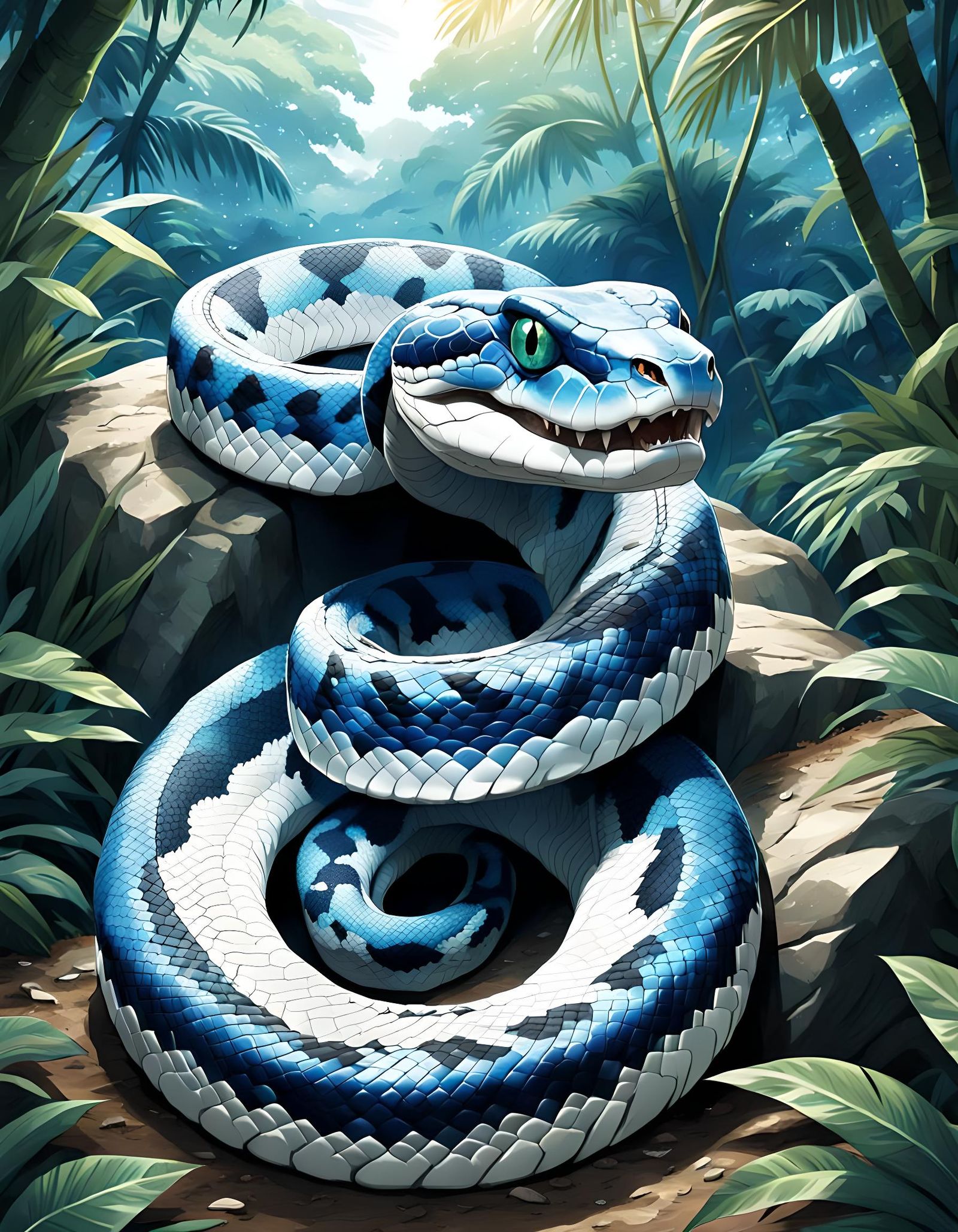Druid Giant Constrictor Snake Form - AI Generated Artwork - NightCafe ...