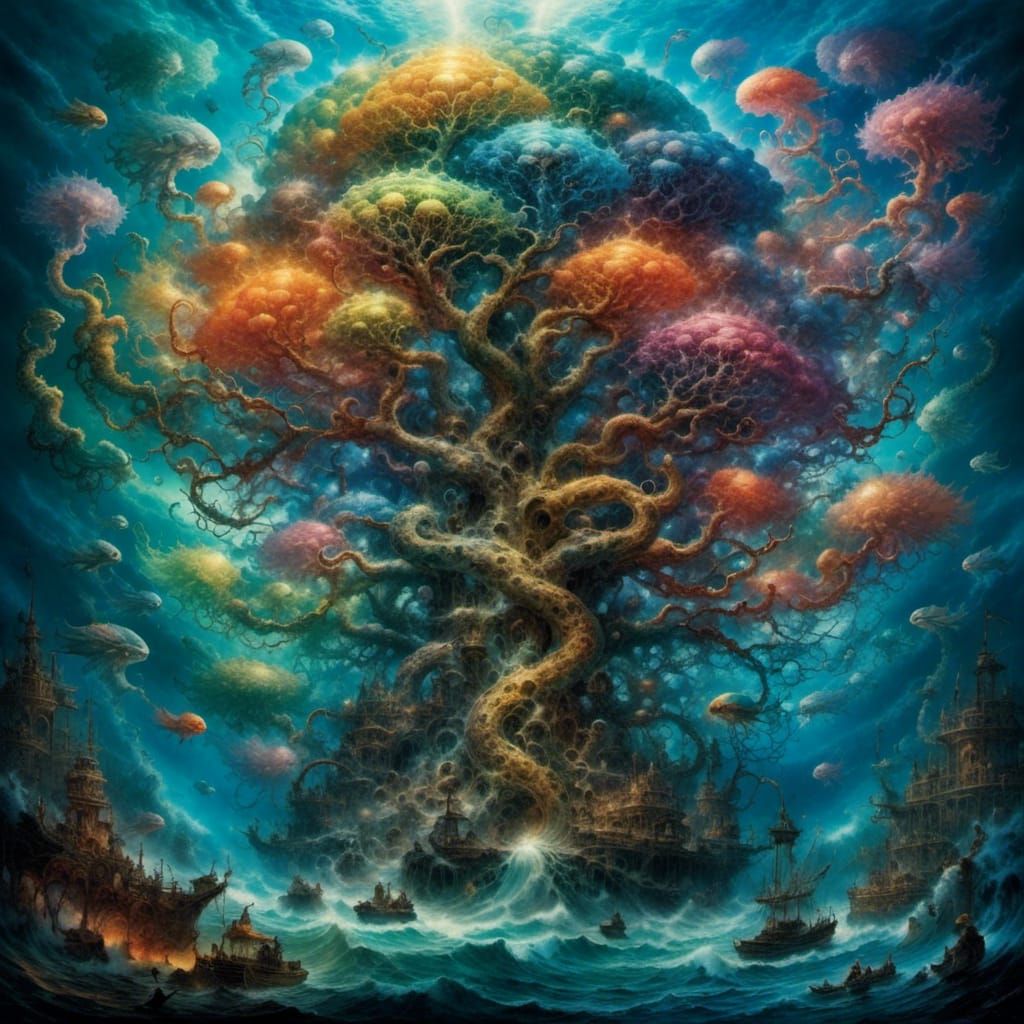 Sentinet Ocean - AI Generated Artwork - NightCafe Creator