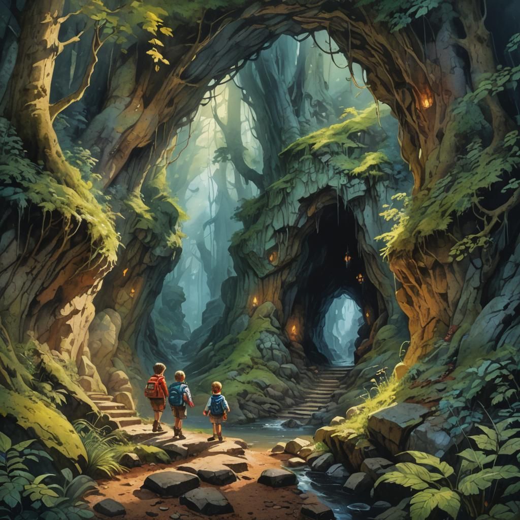 Sibling Adventure - AI Generated Artwork - NightCafe Creator