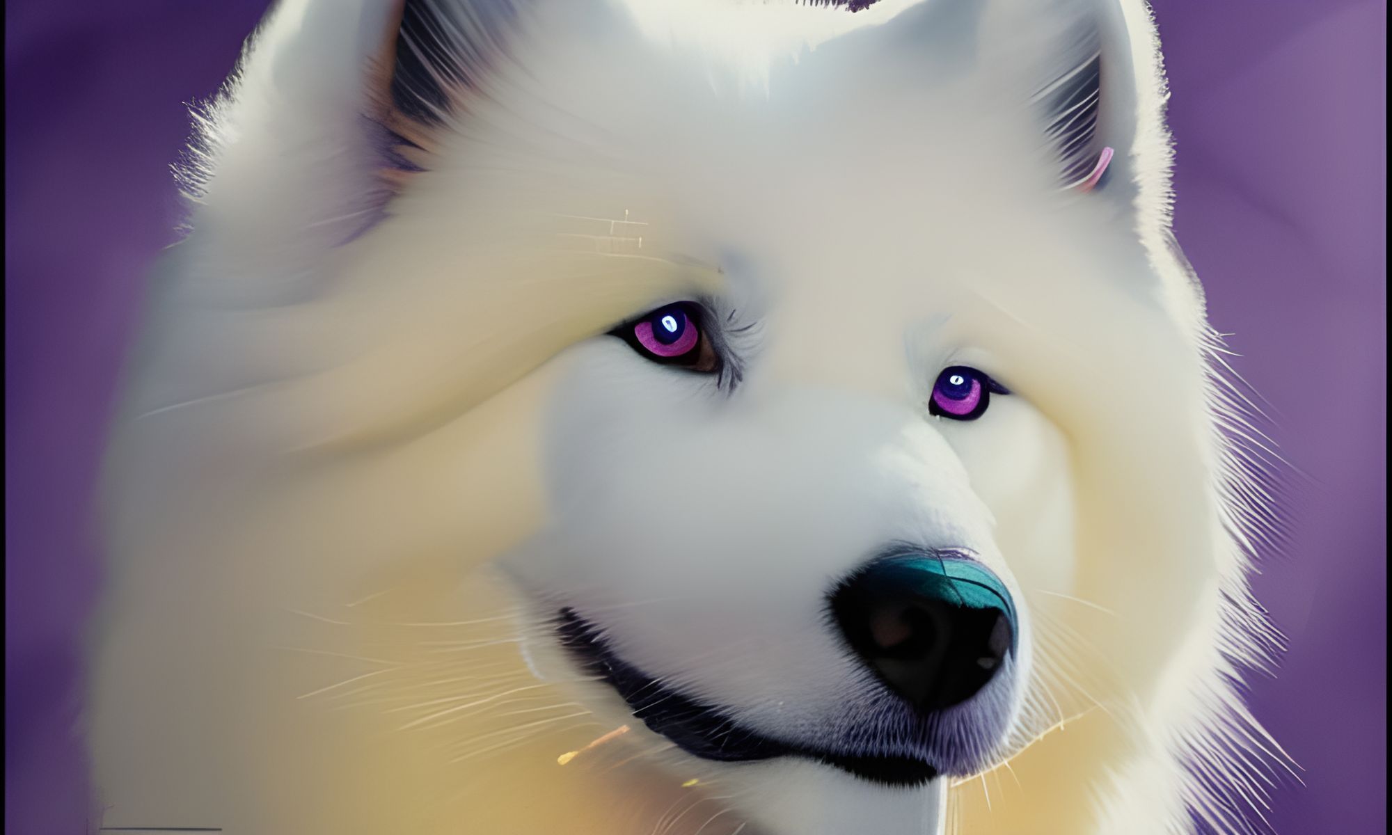 Samoyed Purple : r/nightcafe