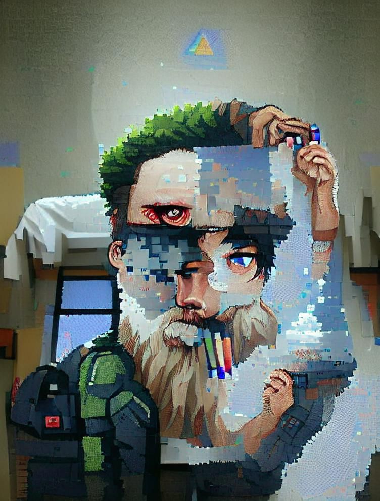 Pixel Me - AI Generated Artwork - NightCafe Creator