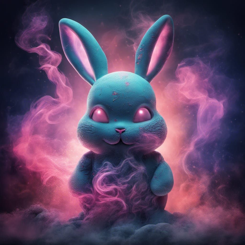Evil bunny - AI Generated Artwork - NightCafe Creator