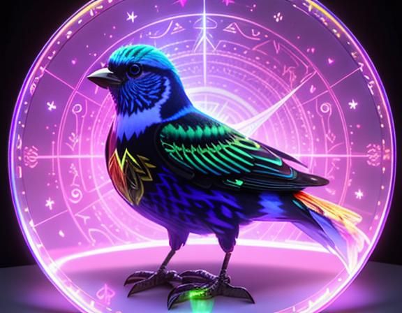 "Bird Projection Holographic", "Hologram Technology only ...