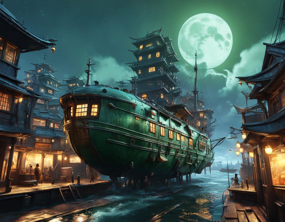 flying mech ship in Osaka - flying mech ship in Osaka