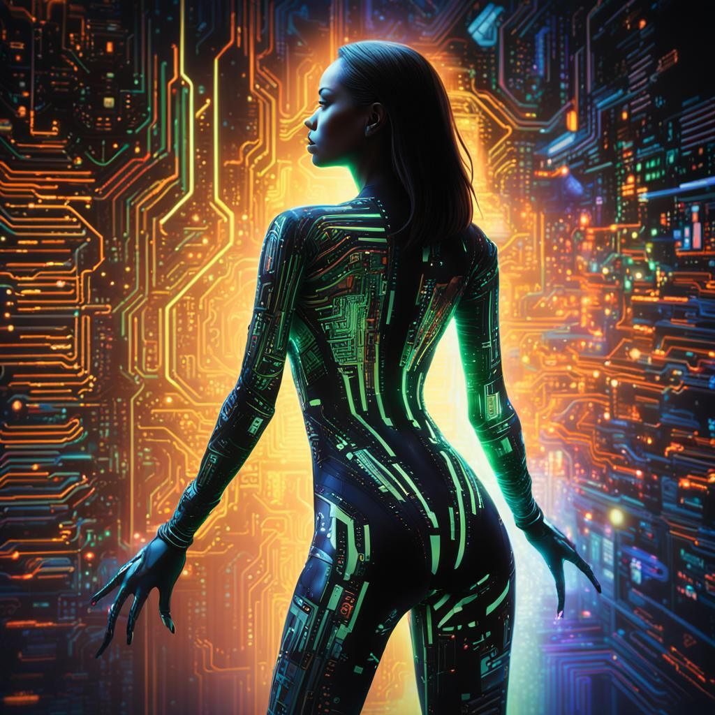 Fantasy TRon - AI Generated Artwork - NightCafe Creator