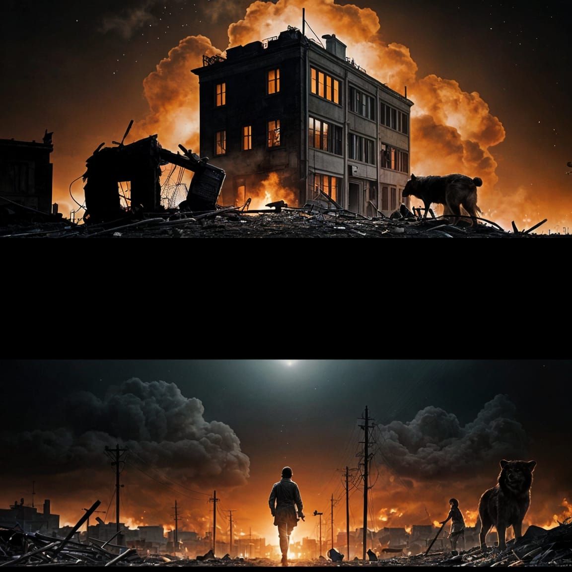 Worldwar Nightmares - War-Torn Cityscape in Gritty Realism ...
