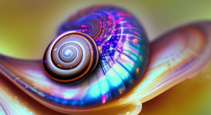 Snail Photograph snail portrait snail of a snail Beautiful snail bright ...