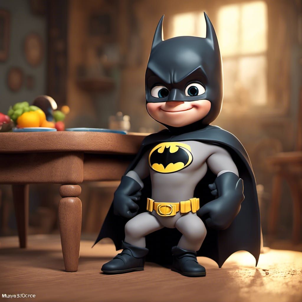 Young Batman - AI Generated Artwork - NightCafe Creator
