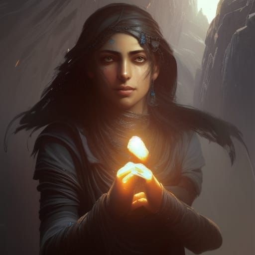 isis with five highly detailed fingers and thumb to the left - AI ...