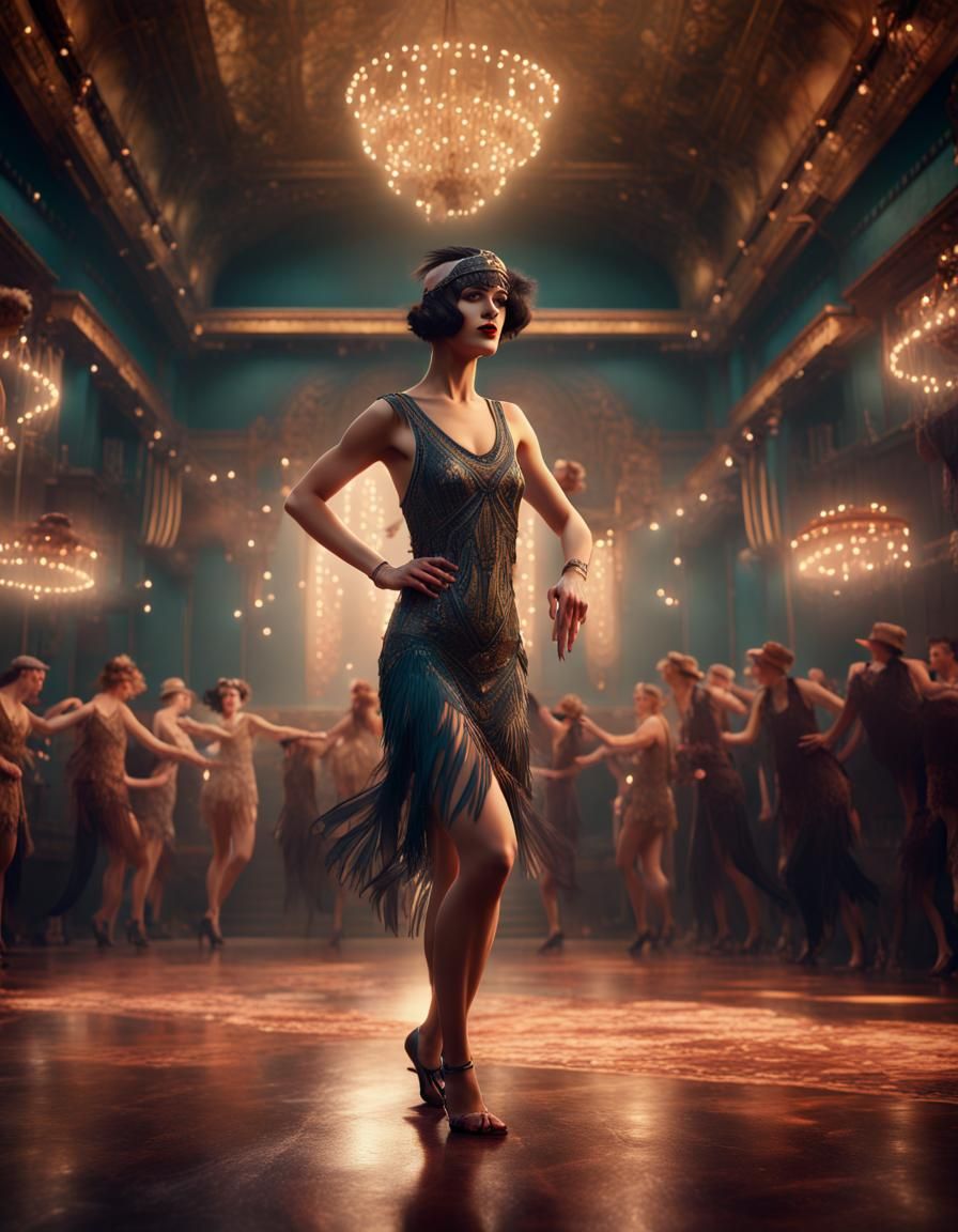 Flapper, v4 - AI Generated Artwork - NightCafe Creator