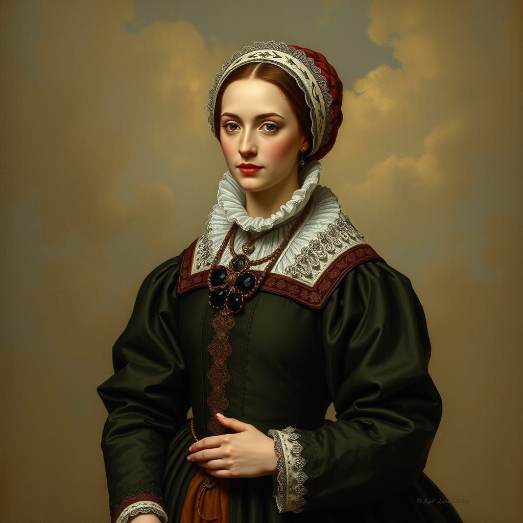 Elizabethan woman - Elizabethan Lady in Renaissance Attire
