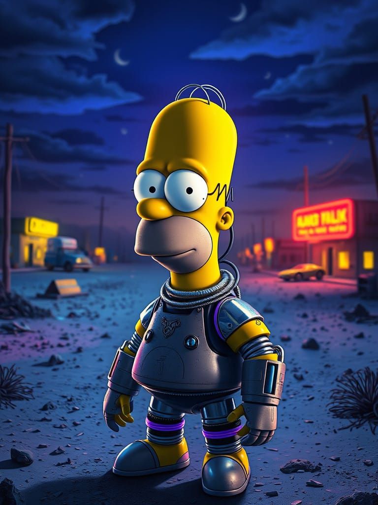 A UV blacklight painting monochromatic realistic digital full body striking fusion of humor and ...