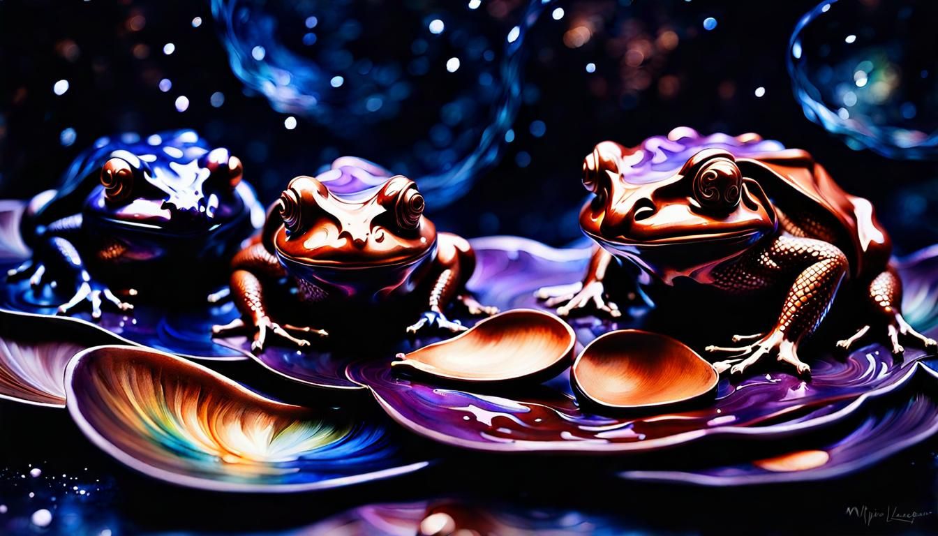 Chocolate Frogs - AI Generated Artwork - NightCafe Creator