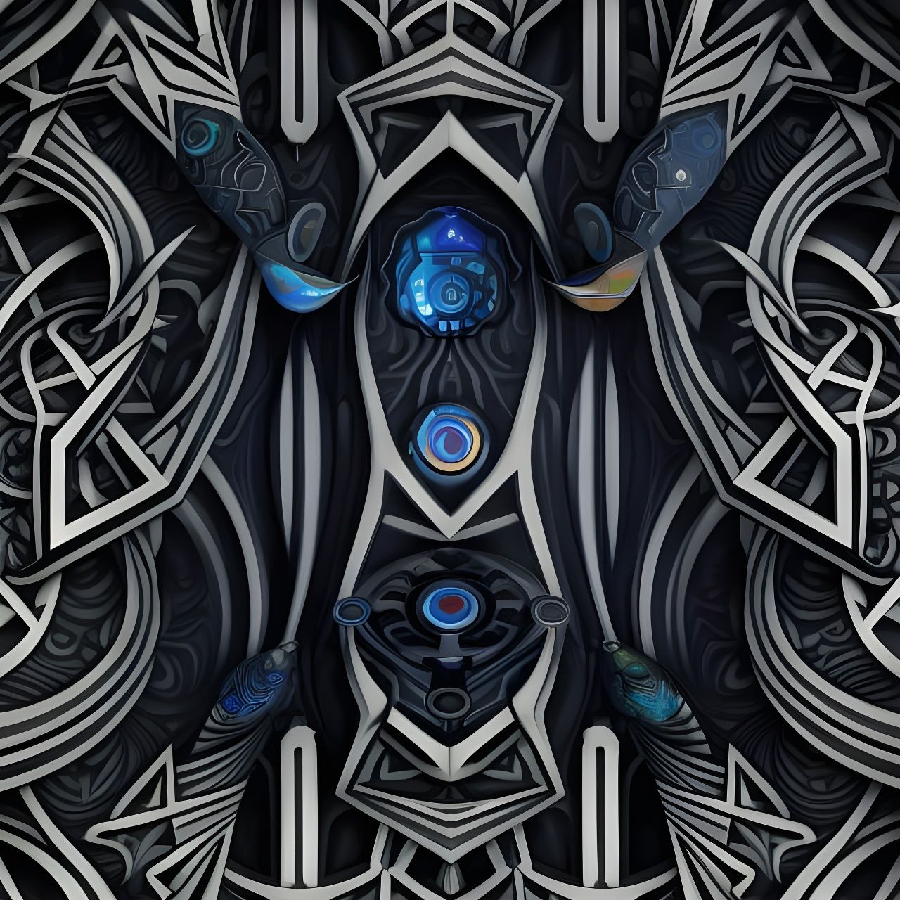 Abstract psy-art 28aug23 - AI Generated Artwork - NightCafe Creator