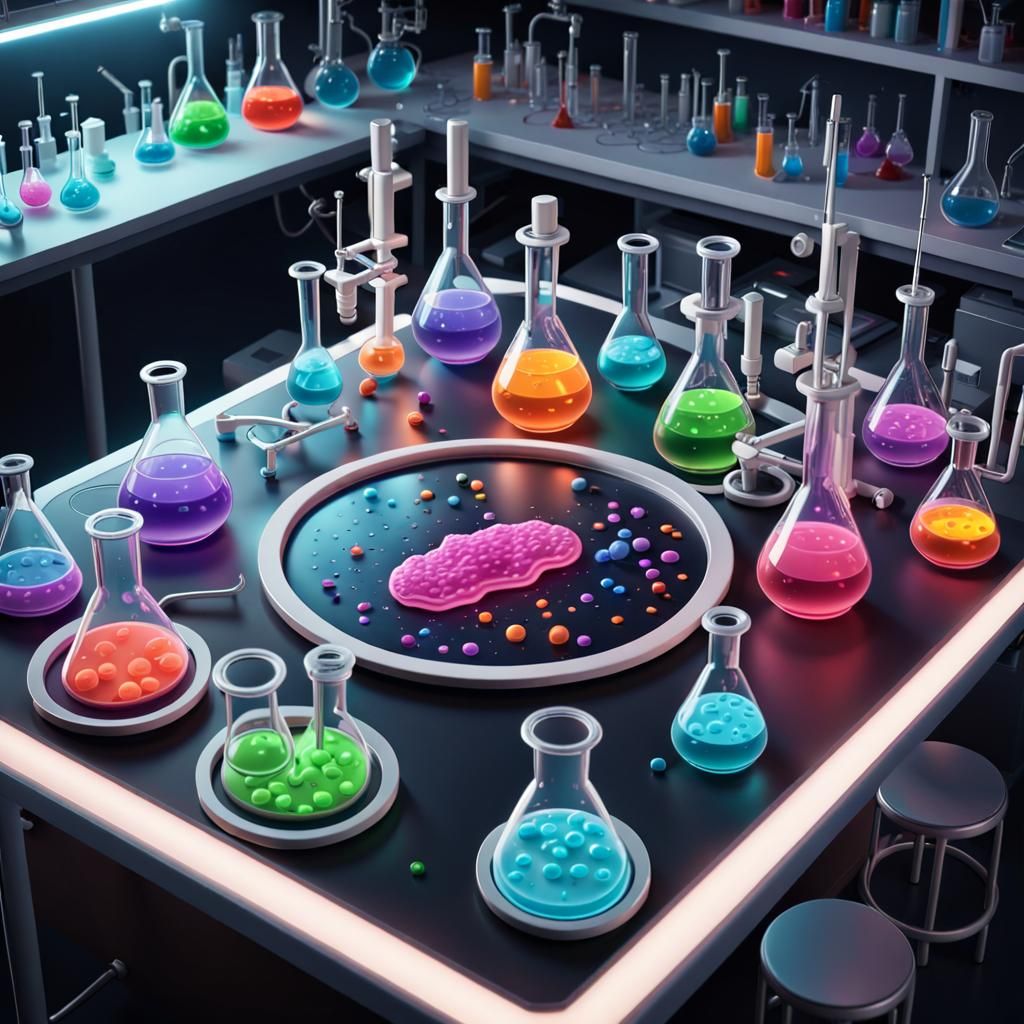 Fun at the lab - AI Generated Artwork - NightCafe Creator