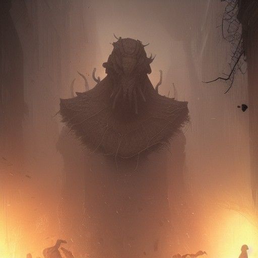 Shans, Insects of Shaggai, H P Lovecraft : r/nightcafe