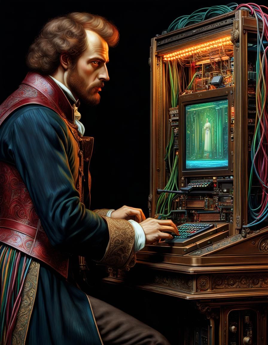 Computer Whizz - AI Generated Artwork - NightCafe Creator