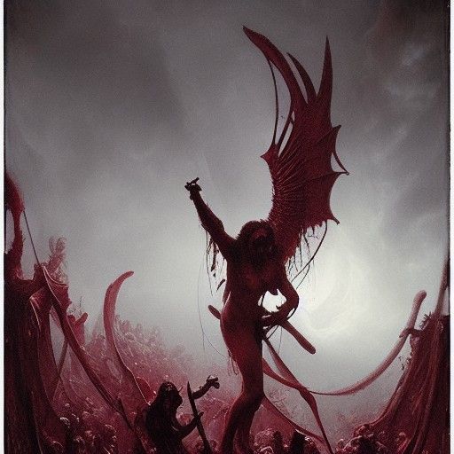 Crimson Tides of Blood and Wretched Ichor - AI Generated Artwork ...