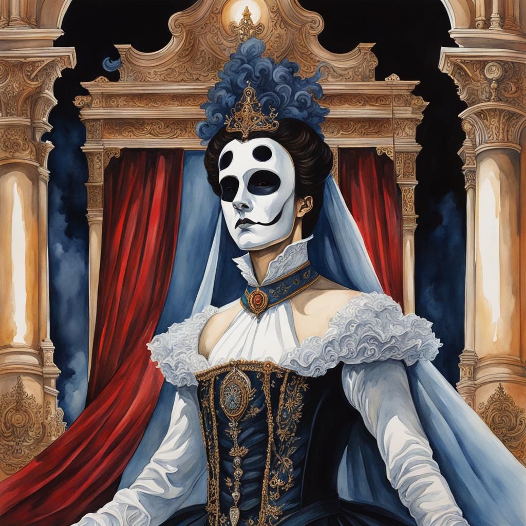 Phantom of the opera - AI Generated Artwork - NightCafe Creator
