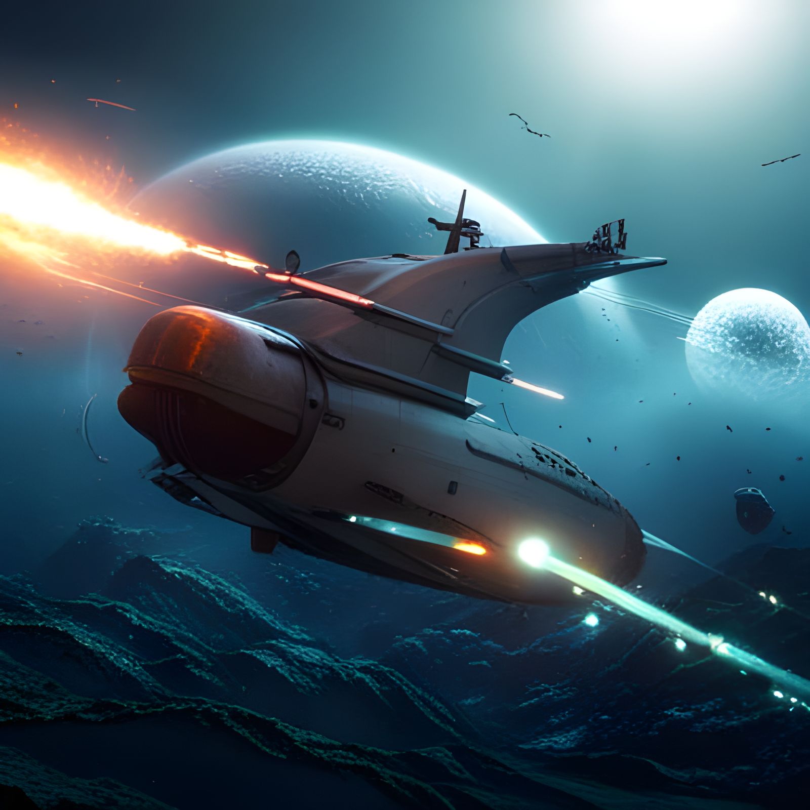 Alien HK Sub - AI Generated Artwork - NightCafe Creator