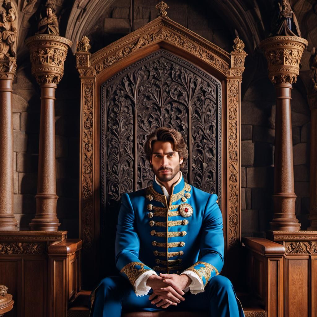 The prince in a Medieval Castle. - AI Generated Artwork - NightCafe Creator
