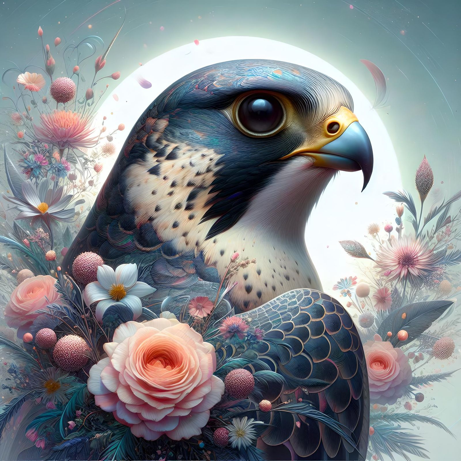 The Peregrine Falcon - AI Generated Artwork - NightCafe Creator