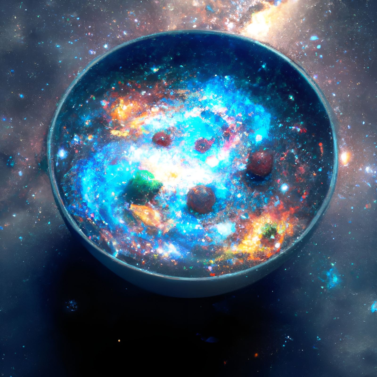 Cosmic Breakfast - AI Generated Artwork - NightCafe Creator