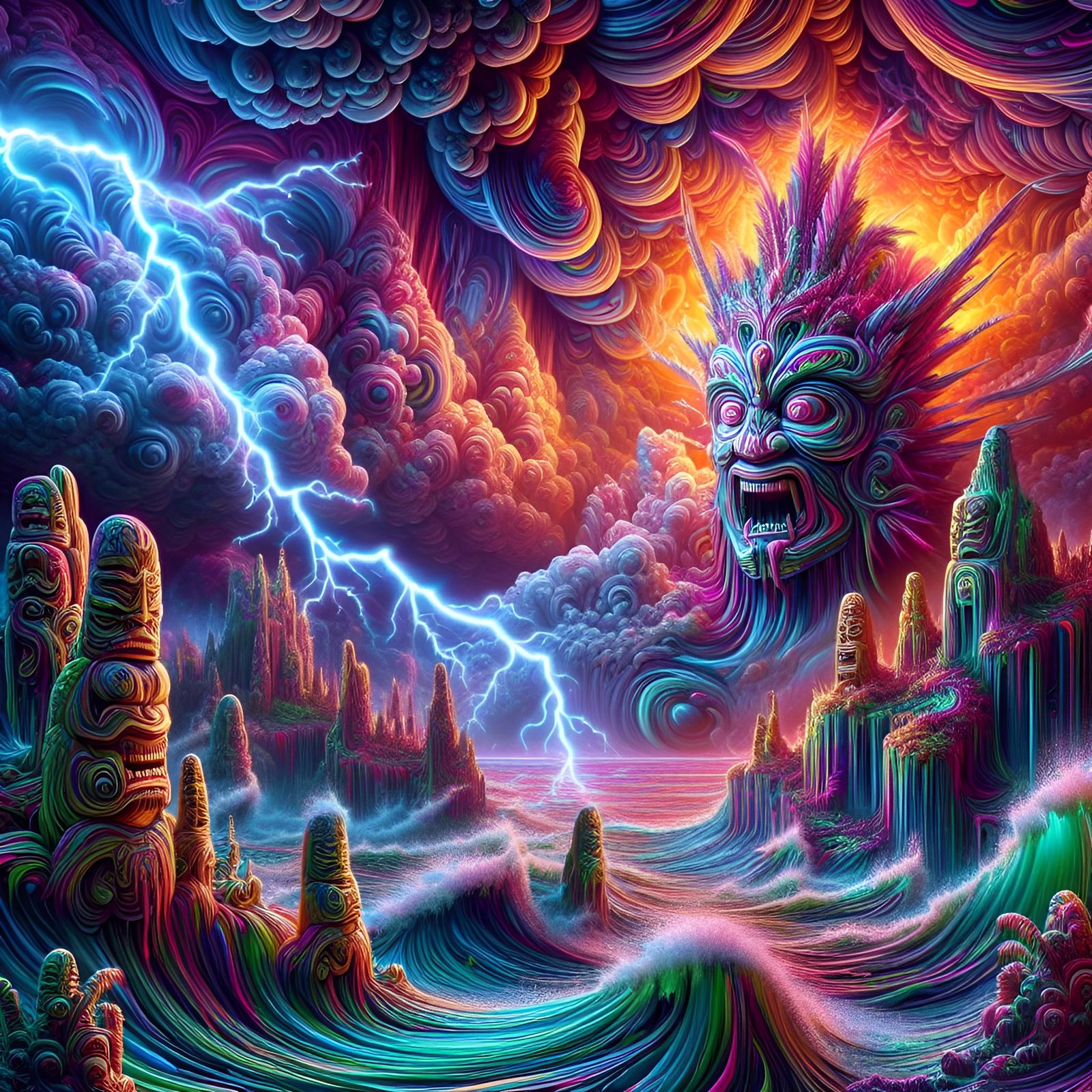 Lightnin' Ahn T'undah [vol.2] (Dall-E-3, 09jan24) - AI Generated ...