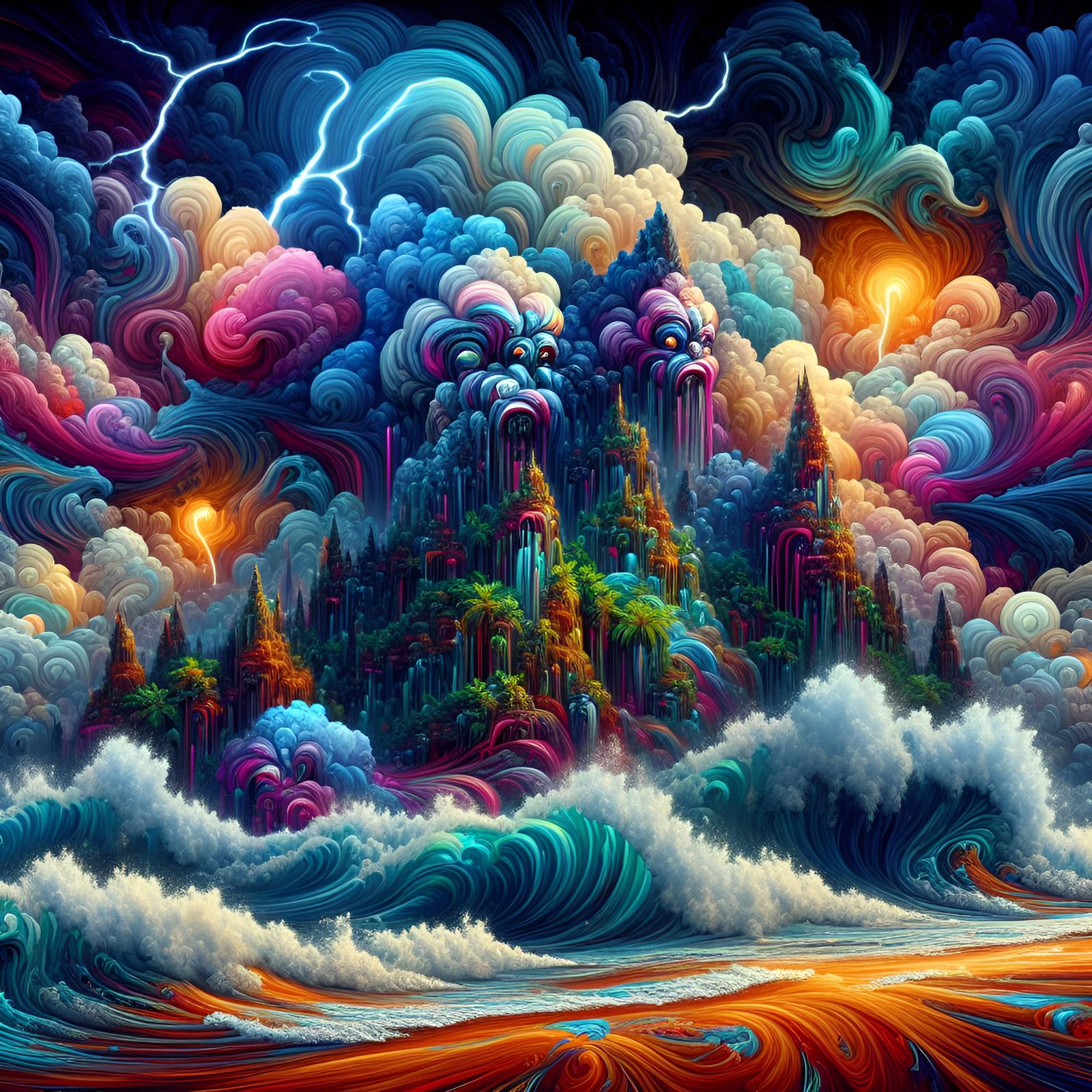 Lightnin' Ahn T'undah [vol.2] (Dall-E-3, 09jan24) - AI Generated ...