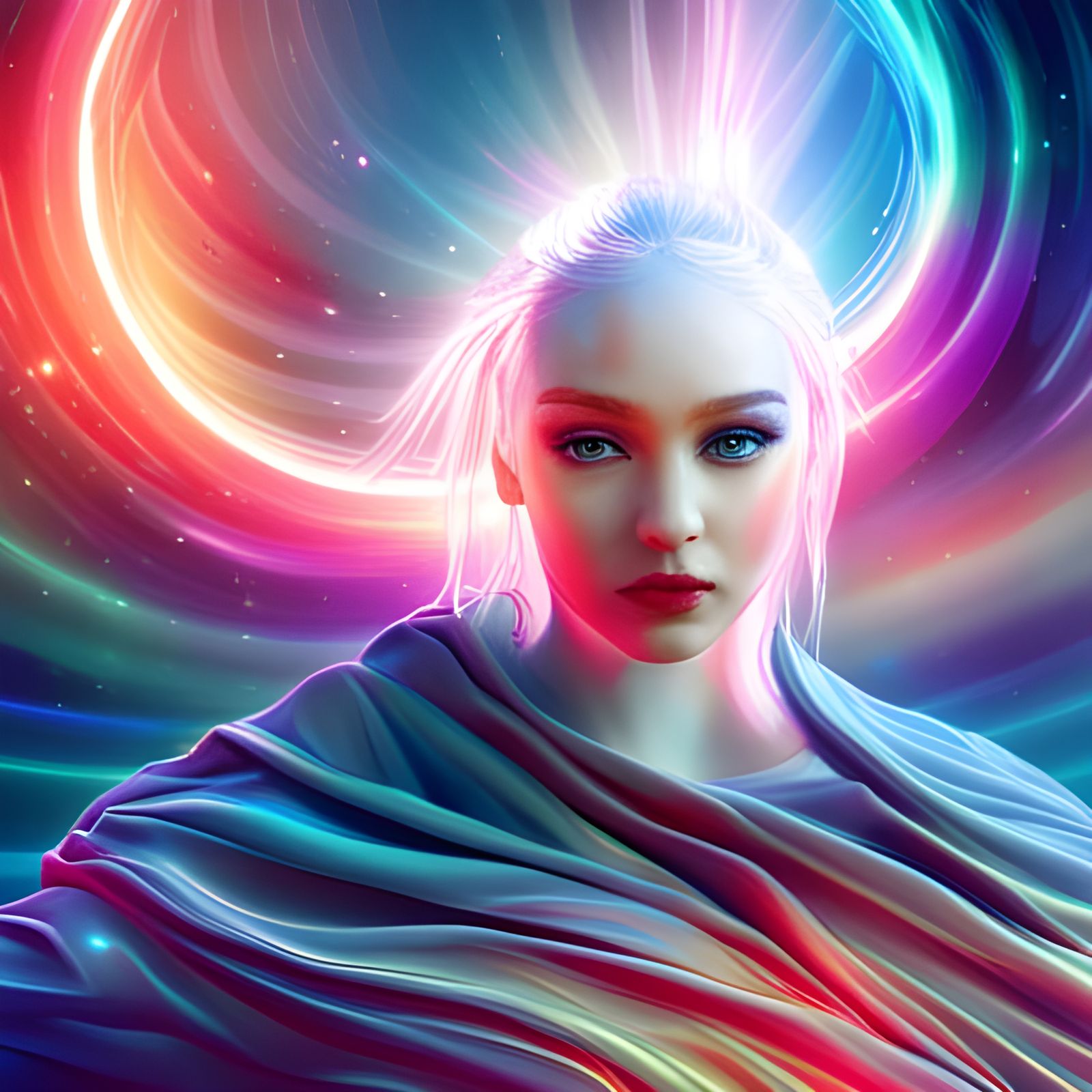 Cosmic Angel - AI Generated Artwork - NightCafe Creator