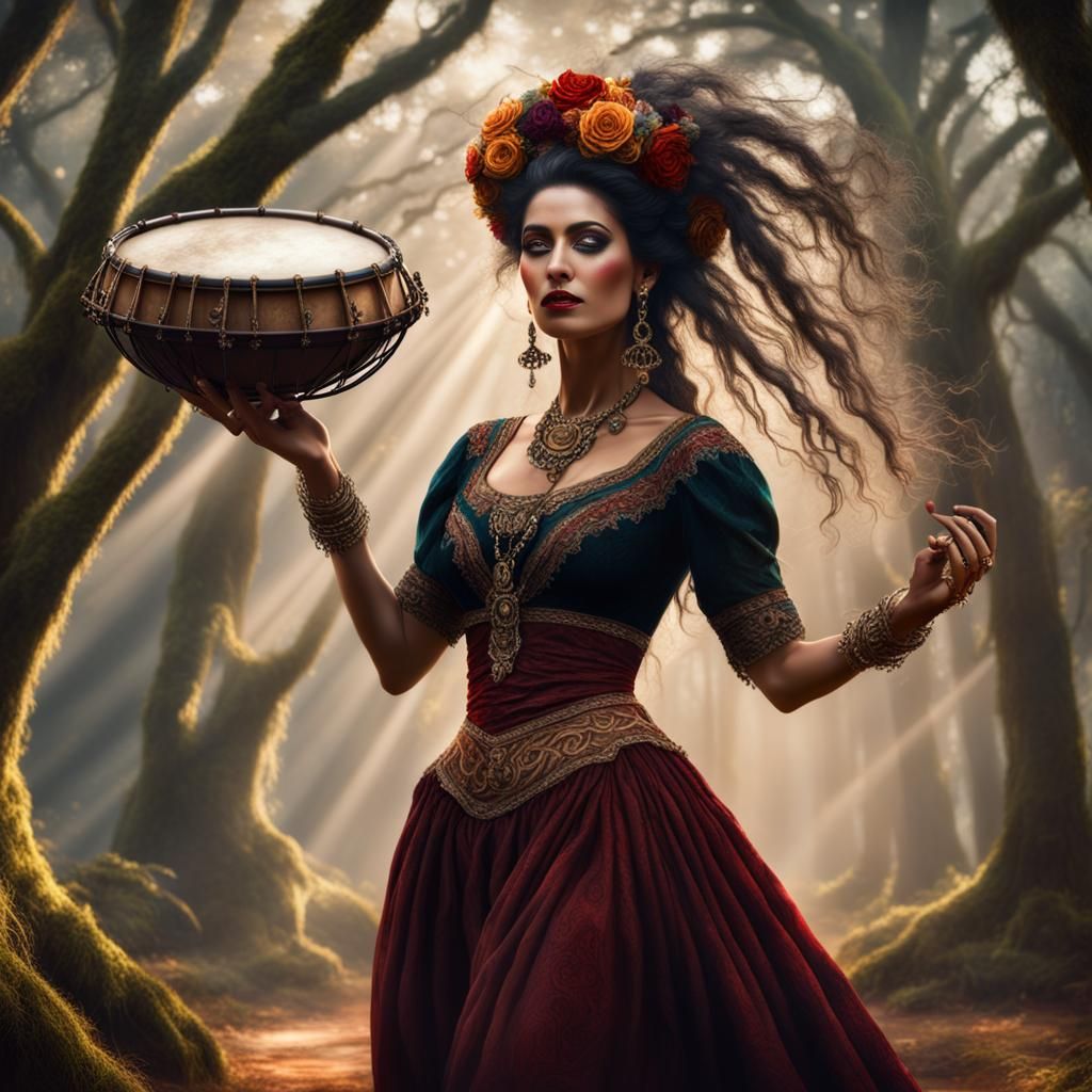 Gypsy Woman - AI Generated Artwork - NightCafe Creator