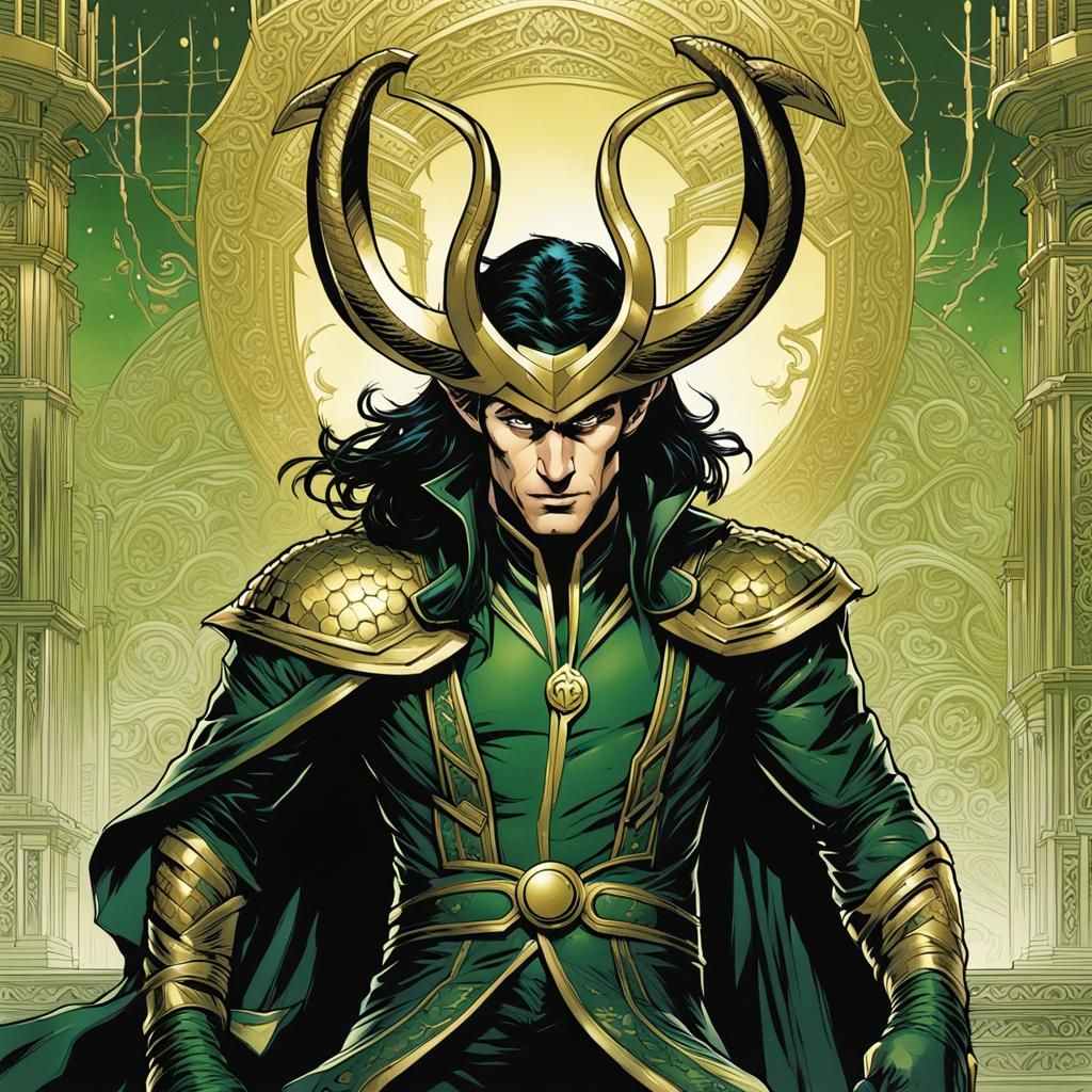Loki looking fabulous - AI Generated Artwork - NightCafe Creator