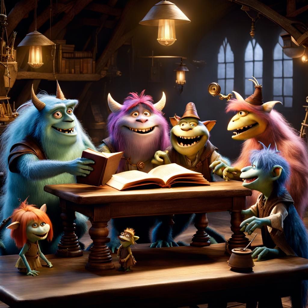 Friendly Puppets - AI Generated Artwork - NightCafe Creator