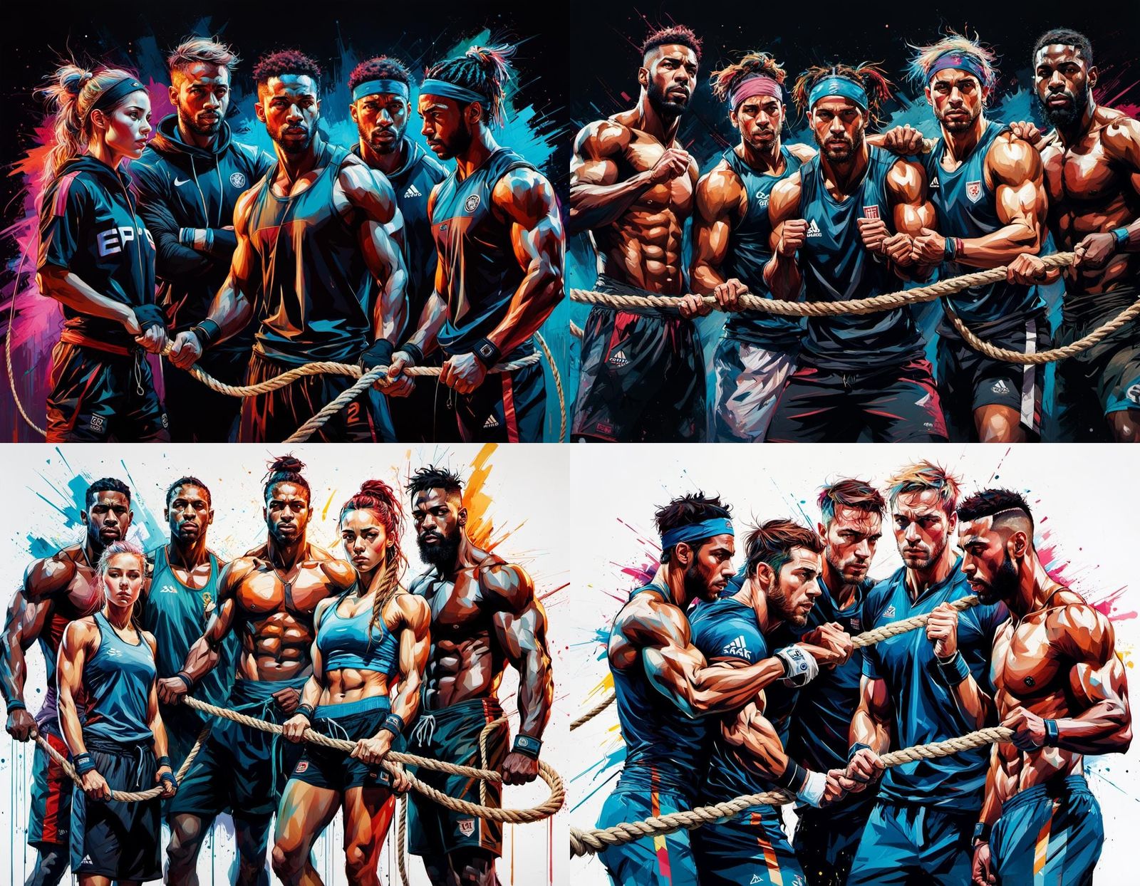 Teamwork - AI Generated Artwork - NightCafe Creator