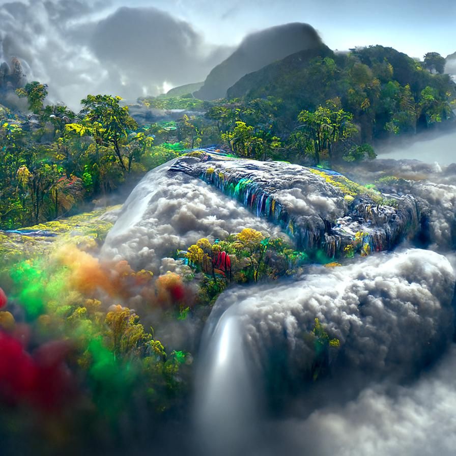 In The Clouds - AI Generated Artwork - NightCafe Creator