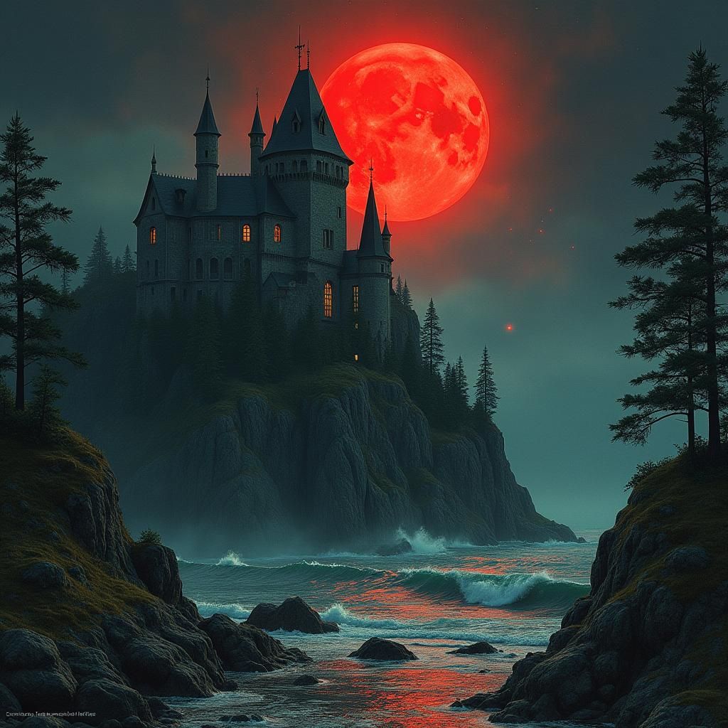 Carmila. castle :: cinematic 16k resolution masterpiece illustration ...