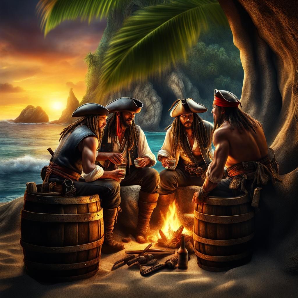 Smuggler's Cove - AI Generated Artwork - NightCafe Creator