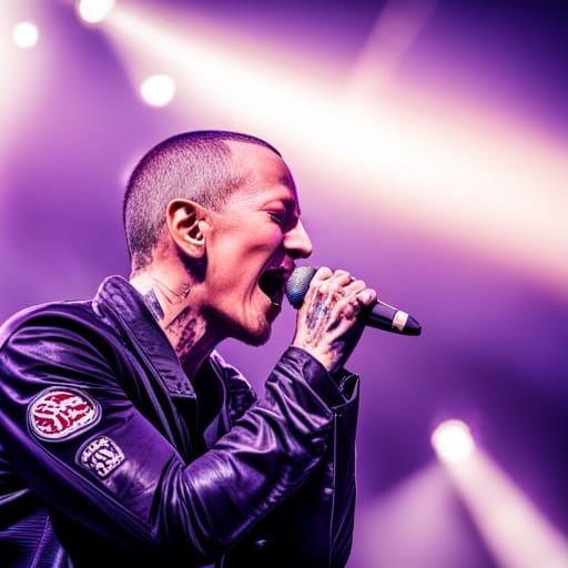 Chester Bennington - An Icon - AI Generated Artwork - NightCafe Creator