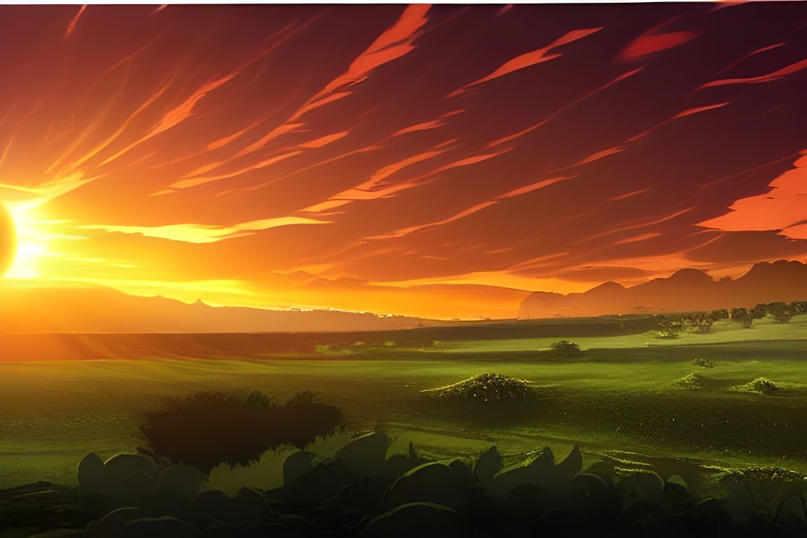 Sunset - AI Generated Artwork - NightCafe Creator