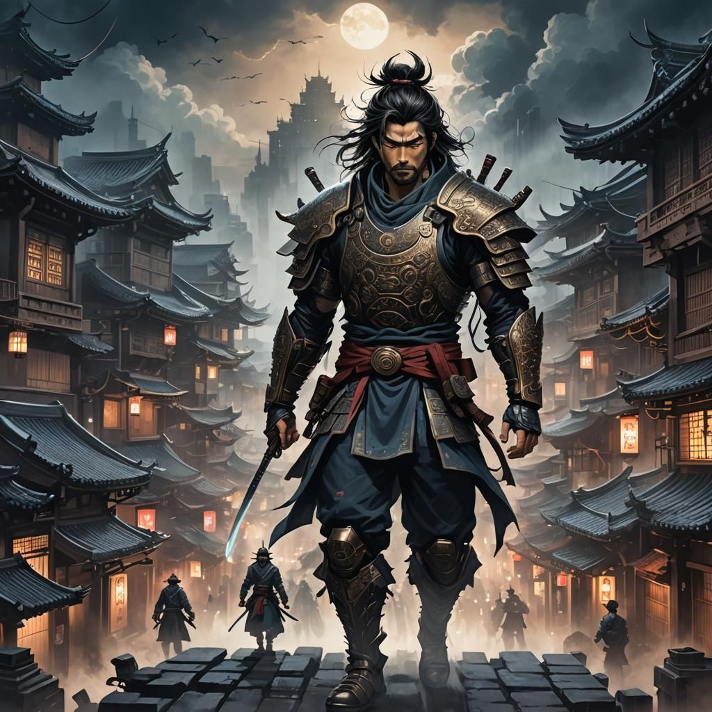 Samurai - AI Generated Artwork - NightCafe Creator